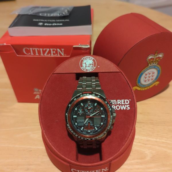 Citizen Eco-Drive Red Arrows Skyhawk A.T Super Titanium Menâ s Watch ...
