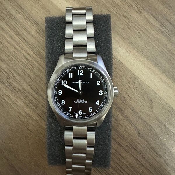 Engineered Garments x Hamilton Khaki Field Watch 36mm Titanium Limited ...