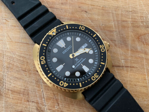 Seiko Prospex Men's Black Watch - SRPC44 Gold Turtle | WatchCharts