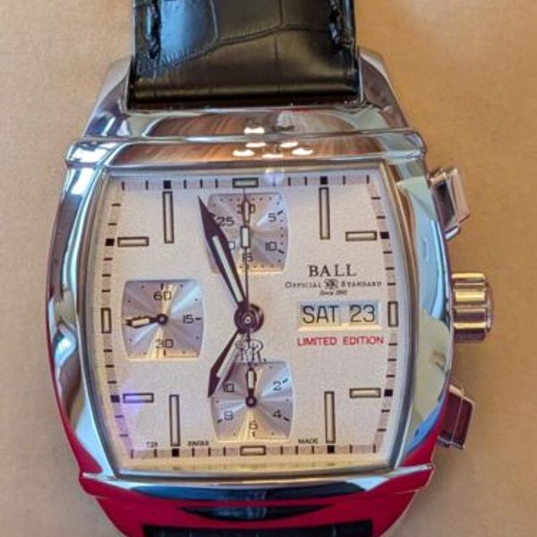 Ball Conductor Classic Chronograph CM10680-LJ-WH Limited Ed. Valjoux ...