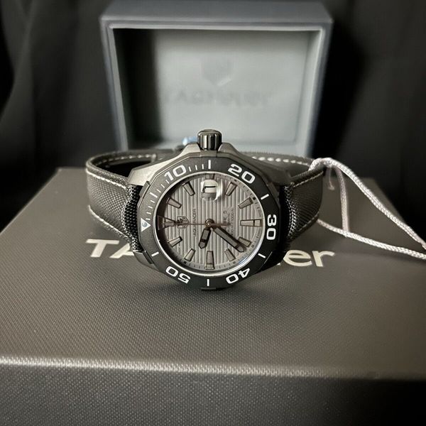 TAG Heuer Aquaracer Calibre 5 Black Phantom Limited Edition WAY218B ...
