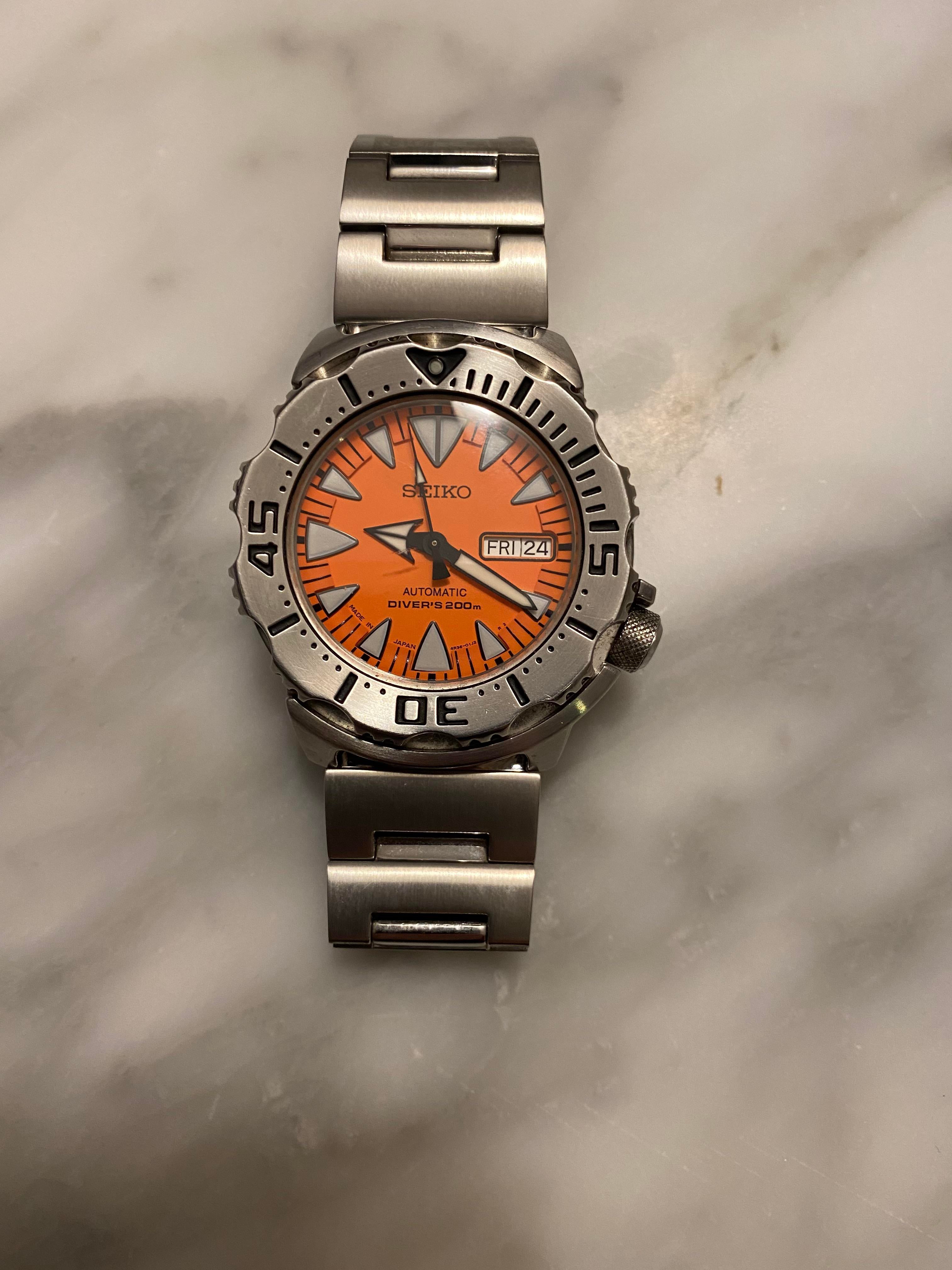 [WTS] Seiko SRP309 Second Generation Orange Monster | WatchCharts