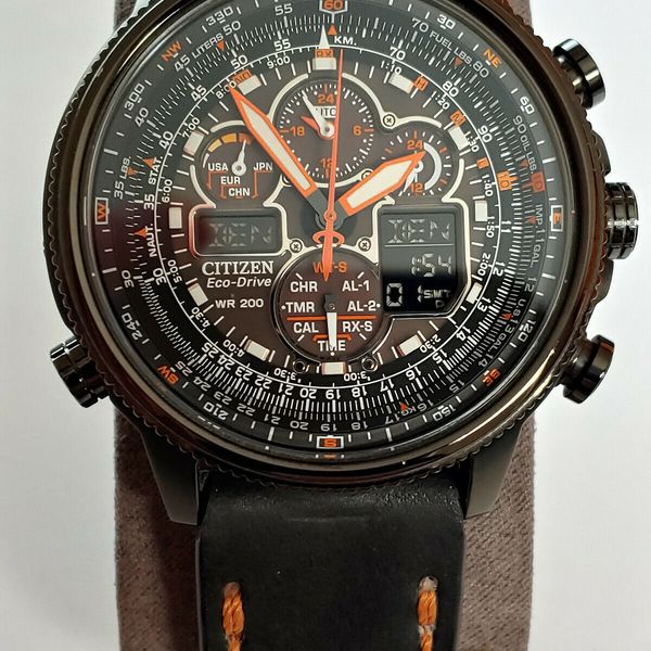 Citizen Promaster Navihawk A-T Eco Drive Black Watch JY8035-04E w/New ...