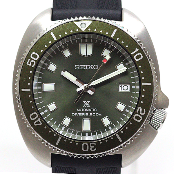 SEIKO Seiko men's watch PROSPEX SBDC111 diver scuba khaki dial self ...