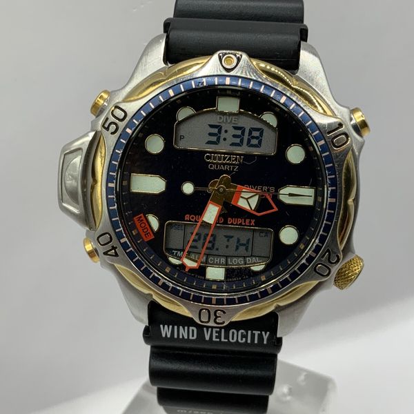 Citizen Aqualand Duplex C506-E80427 GN-4-S Mens Diver Watch 200M | WatchCharts Marketplace