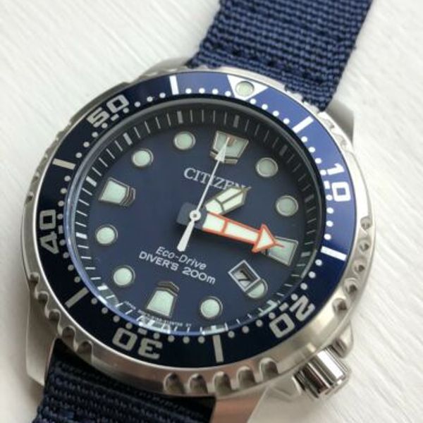 Citizen Promaster Divers Watch - BN0151-17L *Zulu Diver NATO* - BNWT ...