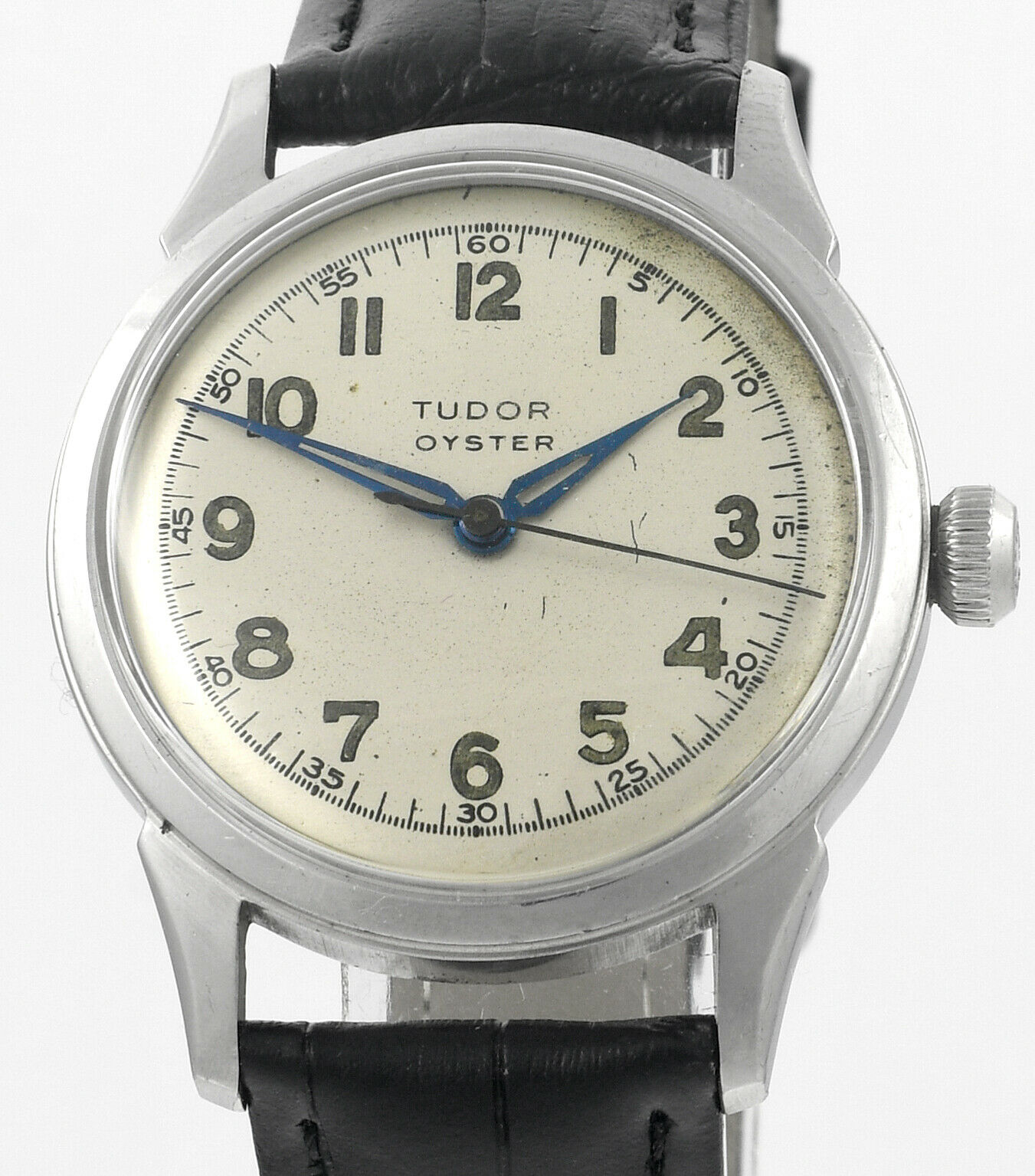 Rare TUDOR Oyster Devon 4540 Stainless Steel 1950's Vintage Mens Wrist ...