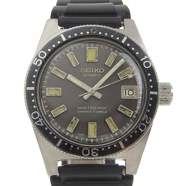 [SEIKO] Seiko Diver 150M First 6217-8001 Stainless Steel x Rubber ...