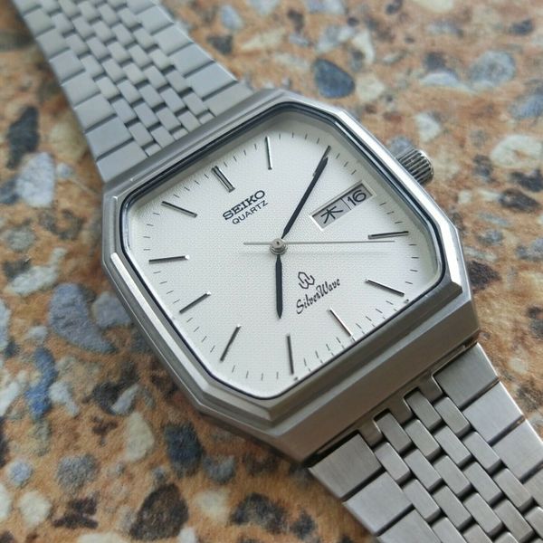 Vintage Seiko SilverWave Quartz JDM 5933 5120 January 1983 Kanji ...