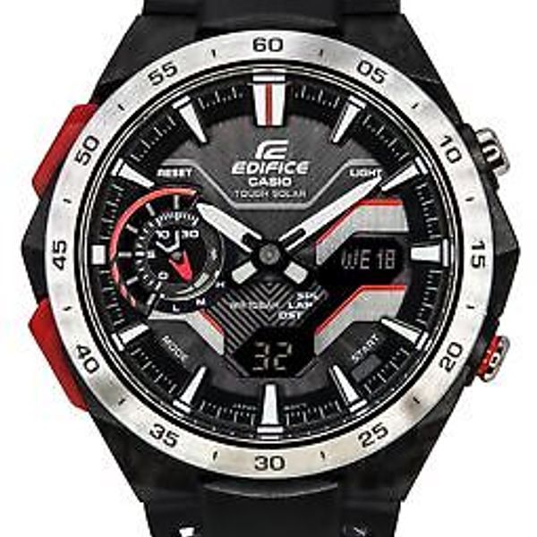 Casio EDIFICE Windflow Mobile link Black Dial Solar ECB-2200P-1A 100M ...