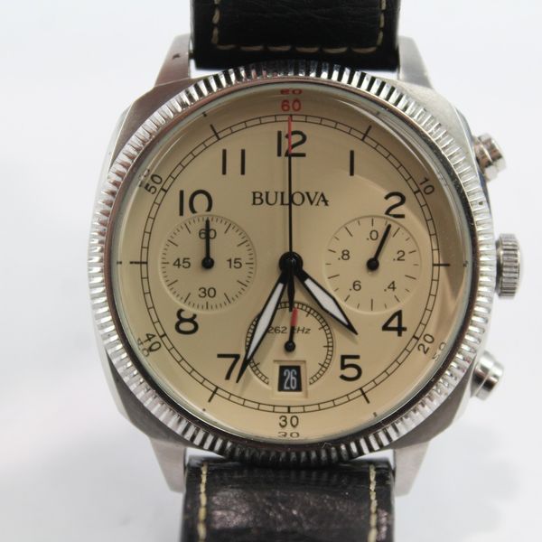 Mens Bulova Precisionist Chronograph Watch Quartz Working | WatchCharts ...