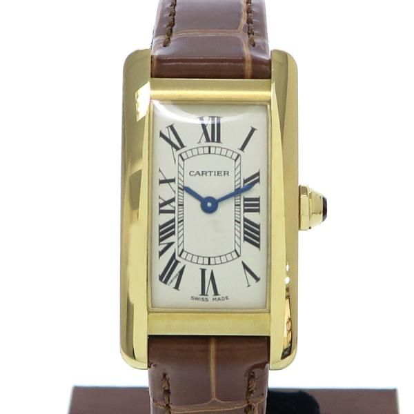 Cartier Tank American SM W: 19mm x H: 35mm W2601556 Ladies watch [A ...