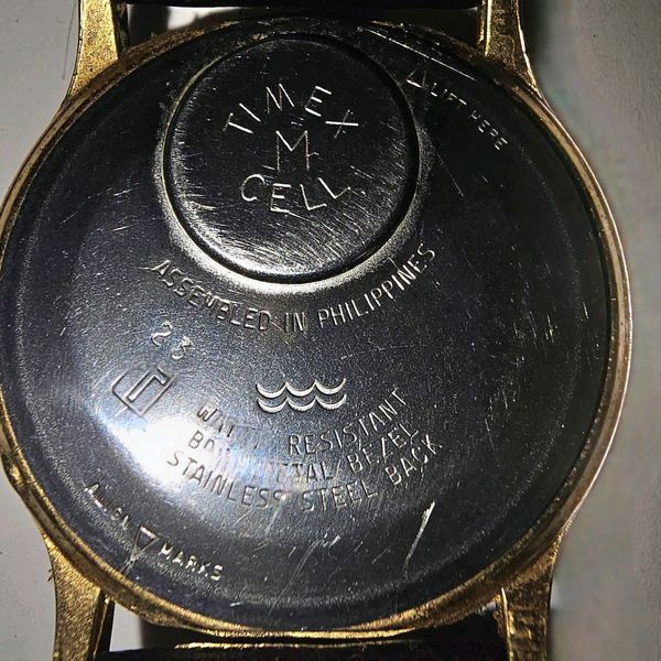 Vintage Timex M Cell Quartz Men's Day Date Watch Running | WatchCharts ...