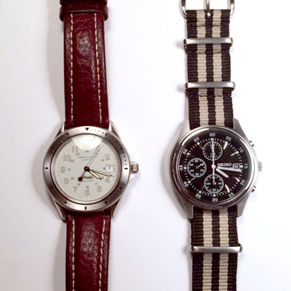 FS: Hamilton Khaki Sub 9859A - and - Seiko Chronograph 7T92-0CC0 ...
