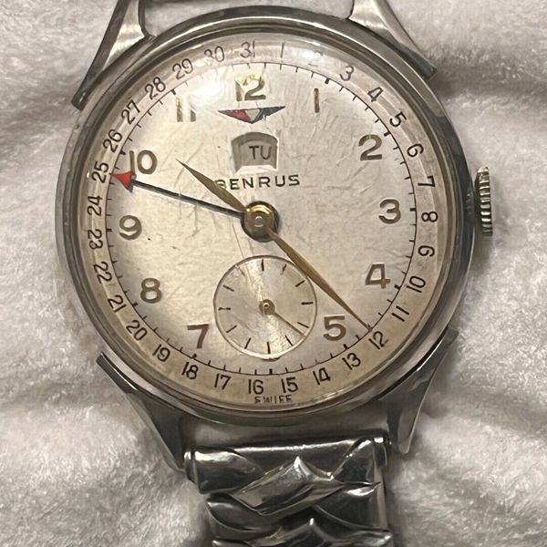 Vintage Benrus "Date Pointer " Men's Mechanical Wristwatch - Repair ...