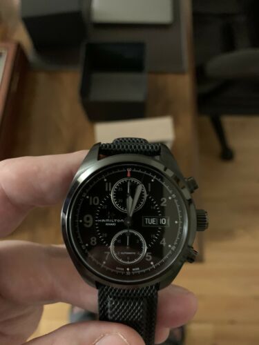 Hamilton Khaki Field Day Date Automatic Men's Watch Jack Ryan | WatchCharts