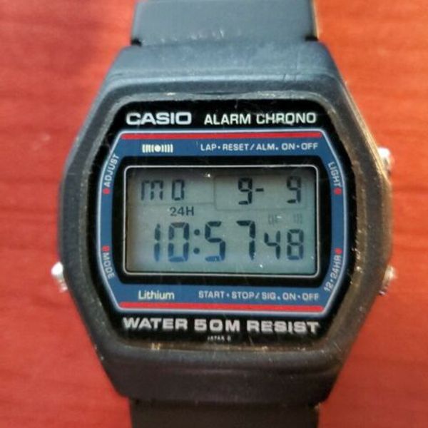 Vintage 80's Casio W-26 248 Japan Men's Digital Chronograph Tested ...