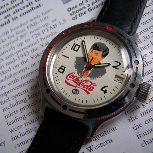 Russian Vostok Amphibian watch "Coca Cola" | WatchCharts Marketplace