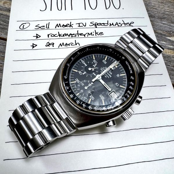 [WTS] Omega Mark IV Speedmaster on Omega Bracelet | WatchCharts Marketplace