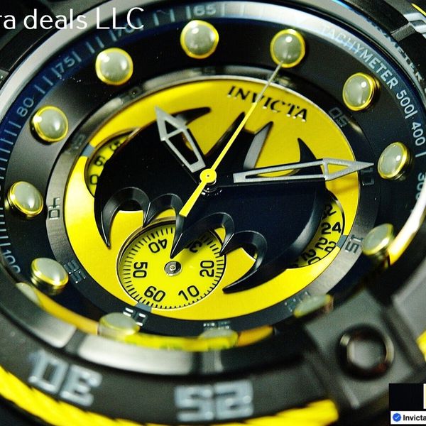Invicta Men's 52mm DC Comics Viper BATMAN Chronograph Limited Edition ...