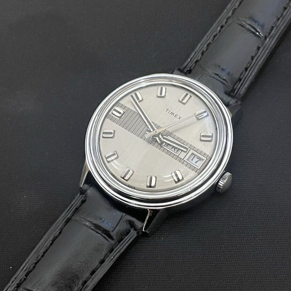 1970's vintage Timex "Viscount" 16850 Day Date manual wind -MINT ...