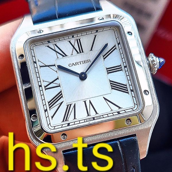 CHEAPEST???? XL Cartier Santos Dumont Tank Xtra-Large Mechanical Dress ...
