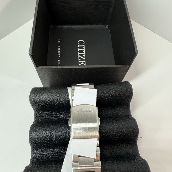 NEWâ Citizen Eco-Drive Date Compass Green Dial Steel Men's Watch CA0699 ...