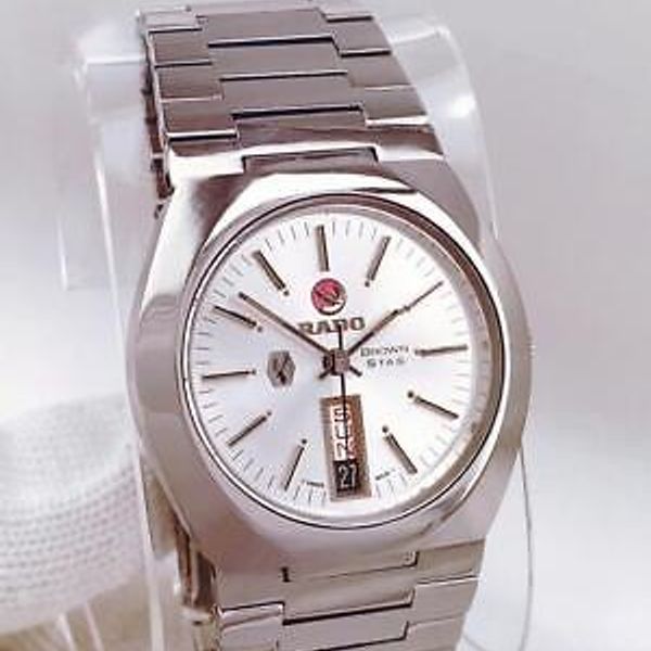 1970 RADO BROWN STAG 25J Cal 2789 CALENDAR AUTOMATIC SWISS MEN'S WRIST ...