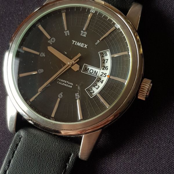 Timex perpetual calendar T2K631 indiglo watch | WatchCharts Marketplace