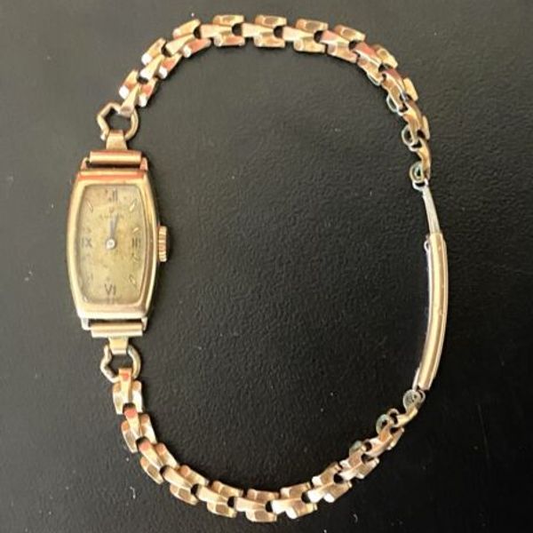 Solid 9ct. Gold Ladies ROLEX Watch Solid Gold Band Working Order ...