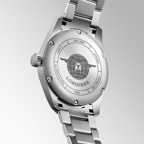 Longines Spirit Watch 42 Men's Stainless Steel Bracelet Watch ...