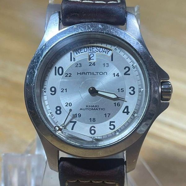 Junk Hamilton Khaki Field King Auto H644550 Men's Analog | WatchCharts ...