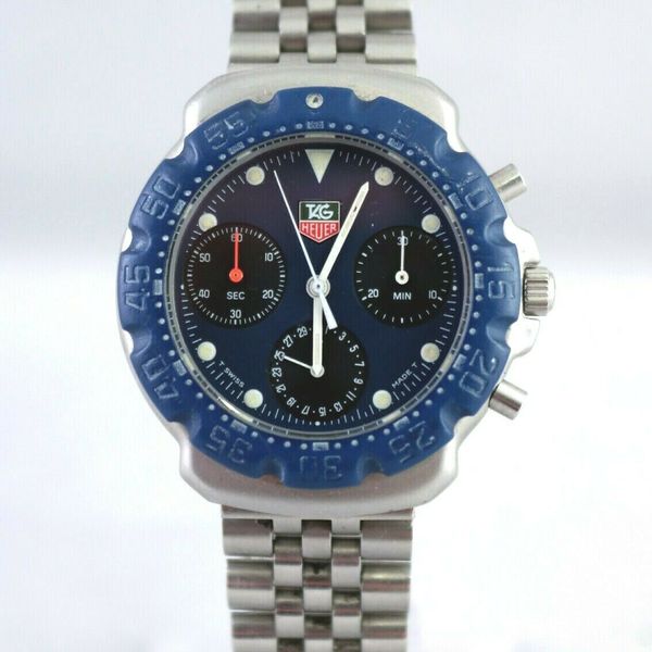 Tag Heuer Formula 1 F1 1st. gen. Chronograph 470.513 Blue dial ...