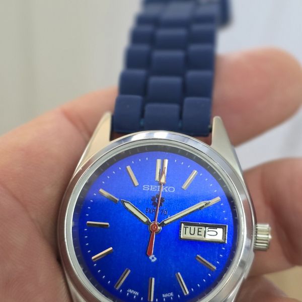 Vintage Refurbished Seiko Expo 70 Stunning Blue Dial, With Orginal ...