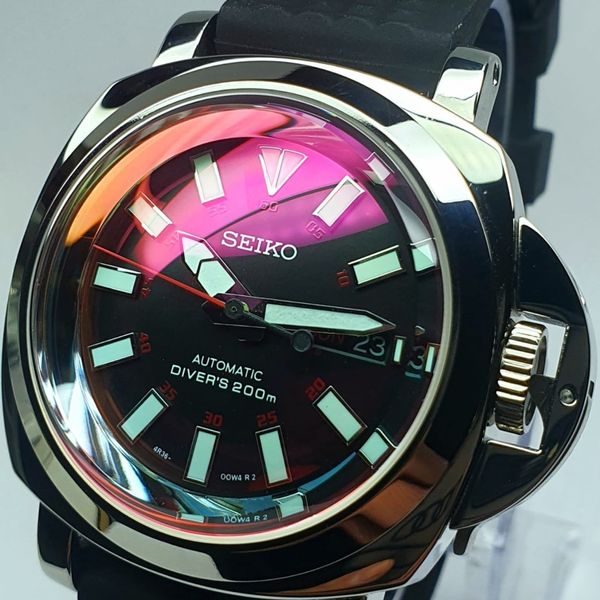 Bloodmoon PAN Mod Seiko NH36 Automatic Red AR Coating. | WatchCharts ...