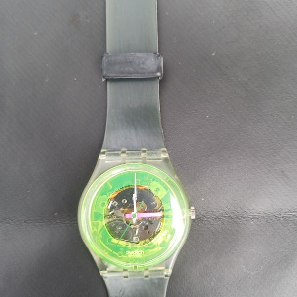Vintage 1985 swatch GK101 techno sphere | WatchCharts Marketplace