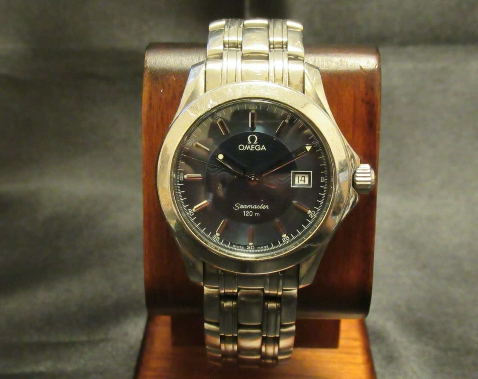 OMEGA Seamaster 120m 196.1501 Cal.1538 6 Jewelrys Quartz NEW Battery ...