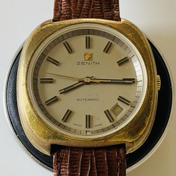 Zenith Automatic Date jumbo gold men - Rare â­ ï¸ | WatchCharts Marketplace