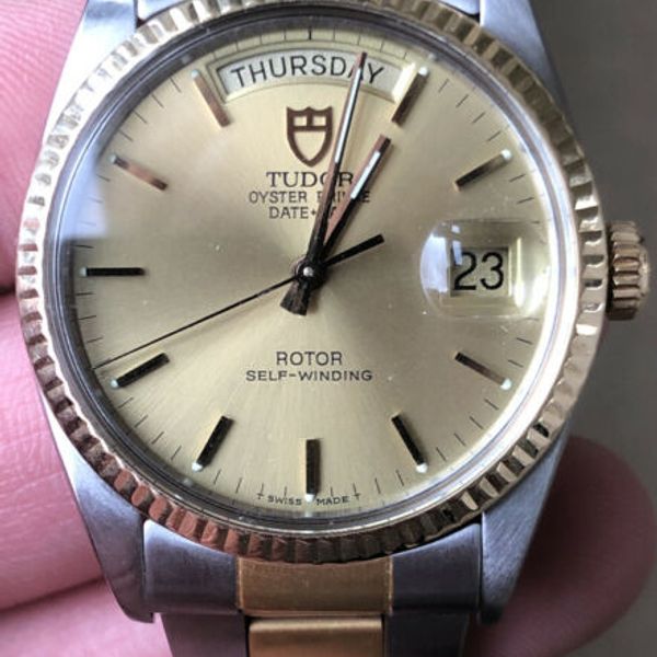 Bi metal Tudor 76213 Rolex Prince Day Date - Just serviced ...