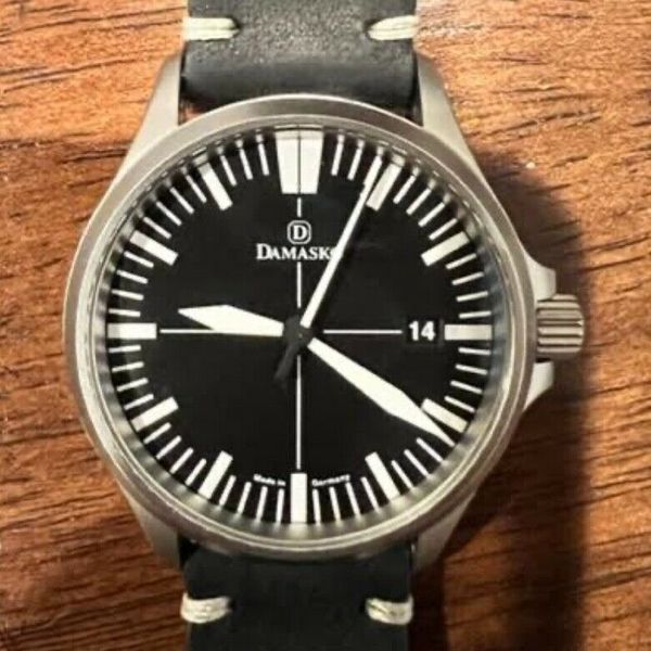 Damasko DS30 39mm Submarine Steel Automatic Watch with Two Leather ...