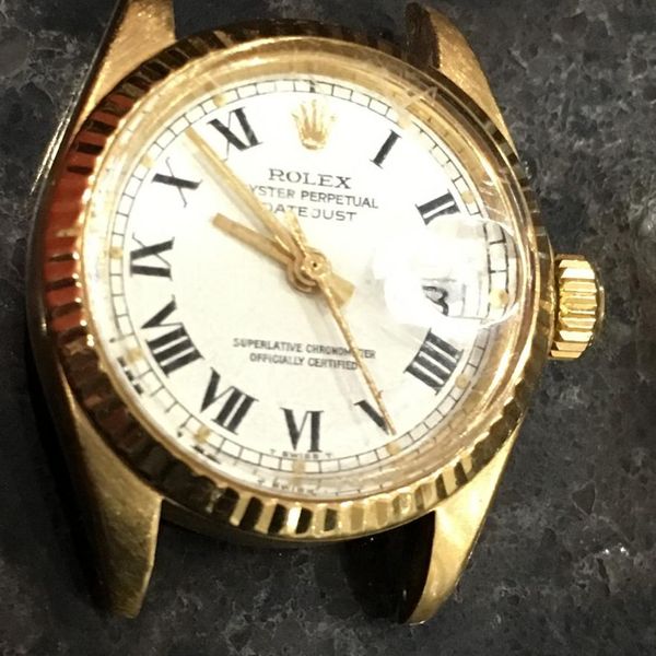 FS: Rolex ladies 18K Gold Vintage Datejust Head | WatchCharts