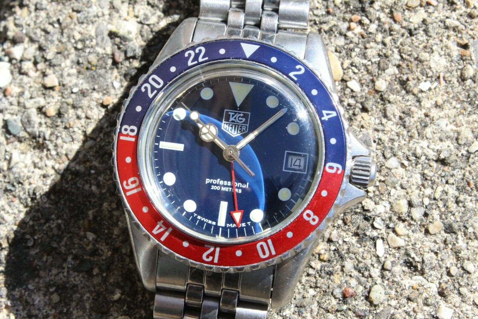 Simon Watch Company Tag Heuer 1000 Quartz GMT 980.613 Professional ...