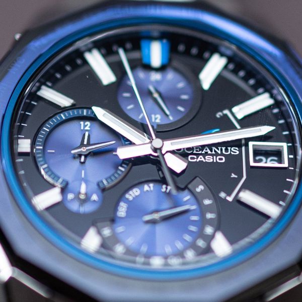 Casio Oceanus OCW-S6000 Full Titanium Full Sapphire Bezel Multiband ...