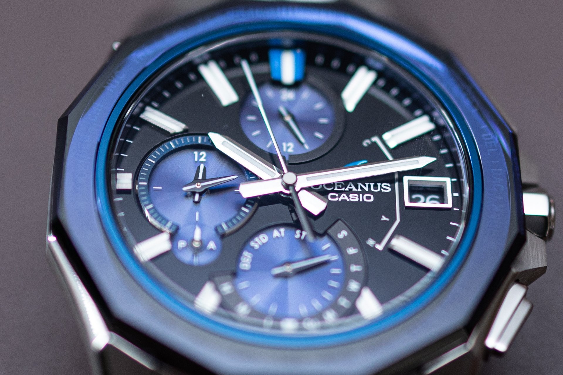 Casio Oceanus OCW-S6000 Full Titanium Full Sapphire Bezel Multiband ...