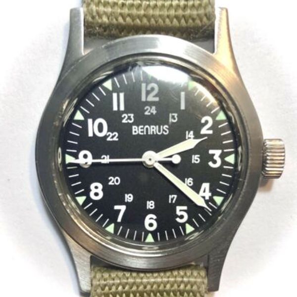Pre-Owned Benrus Military MIL-W-46374 50th Anniversary Reissue Vintage ...