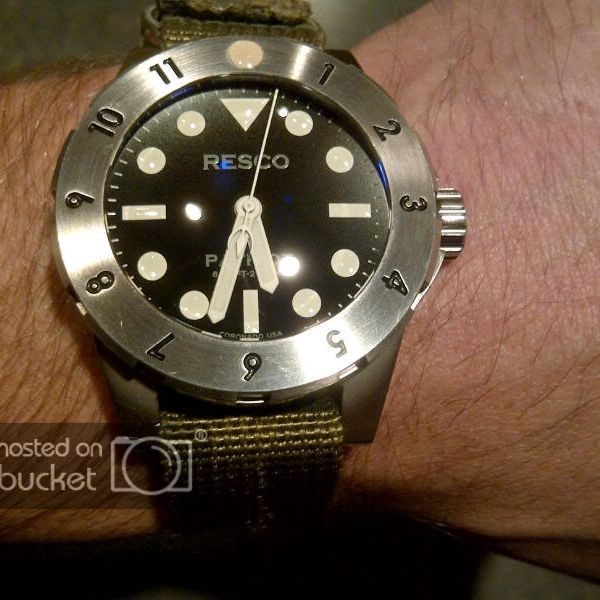 FS: Resco Patriot SS Stealth dial | WatchCharts Marketplace