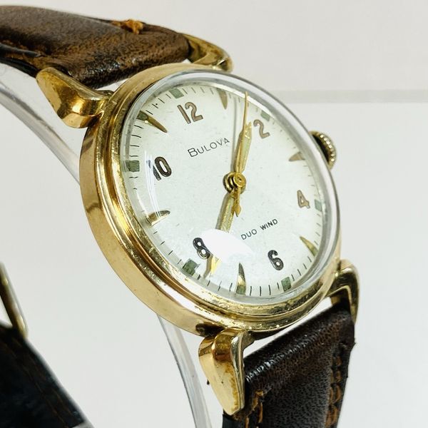 Vintage BULOVA DUO WIND L3 Selfwinding Menâ s Wristwatch ~ AS/IS ...