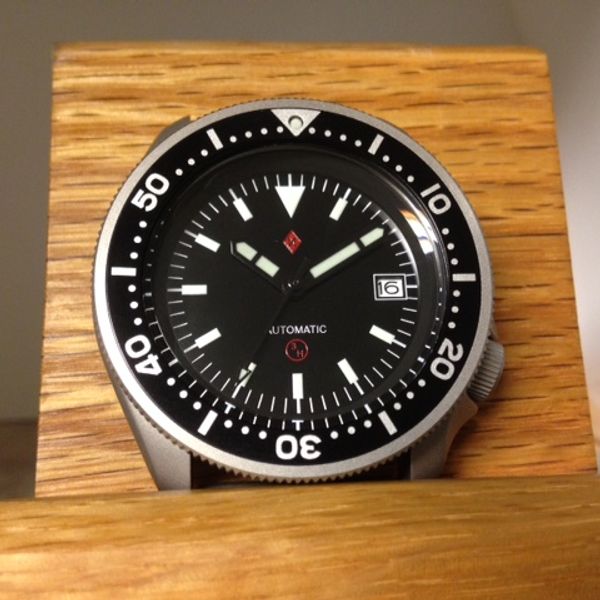 SOLD - custom SKX - Dagaz dial/hands, Murphy bezel, bead blasted - had ...