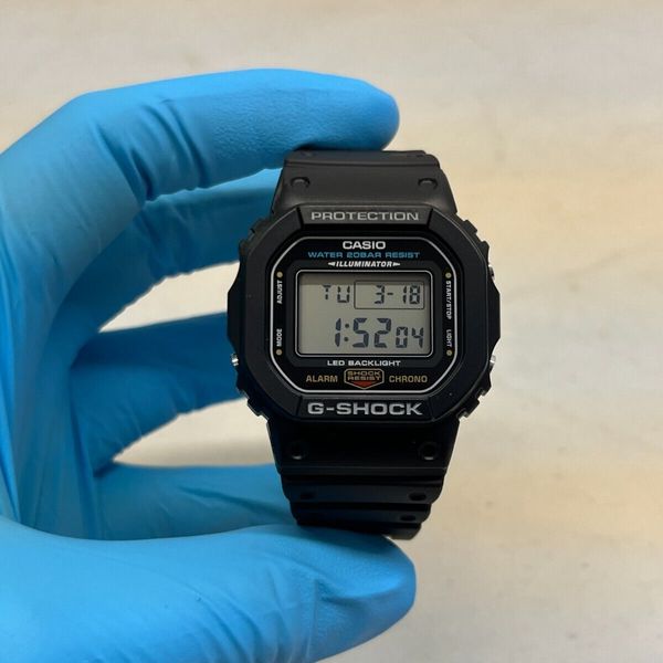 Casio G-Shock Illuminator Black Day-Date Indicator Digital Watch 47mm ...