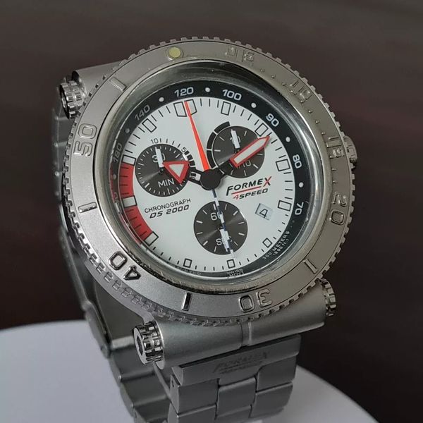 Gents Unusual Formex 4 Speed DS 2000 Chronograph Swiss Quartz 300M Dive ...